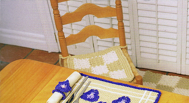 Ravelry: Chair Pads pattern by Lily Sugar'n Cream and Bernat Design Studio
