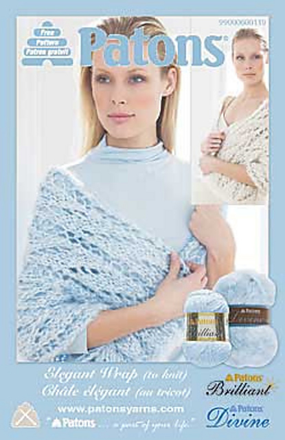 Ravelry: Elegant Wrap pattern by Patons