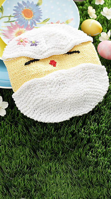 Ravelry: Easter Chick Dishcloth pattern by Lily / Sugar'n Cream
