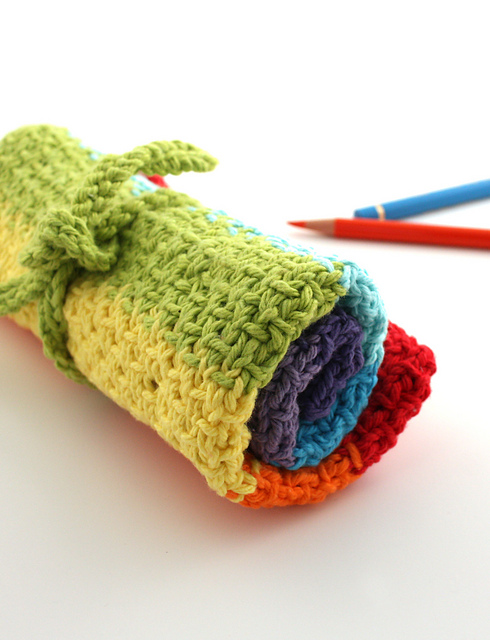 Ravelry: Bright Pencil Case pattern by Lily / Sugar'n Cream