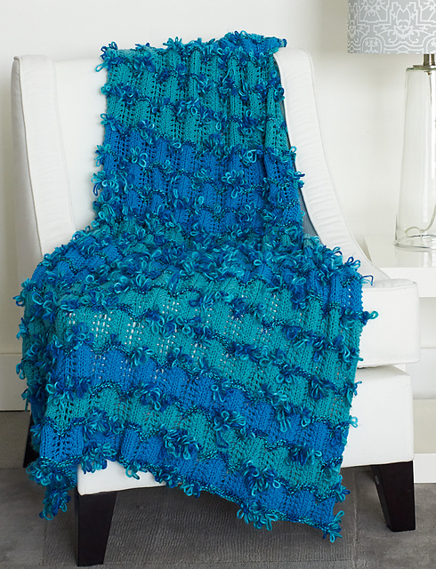 Ravelry: Loopy Waves Afghan pattern by Bernat Design Studio