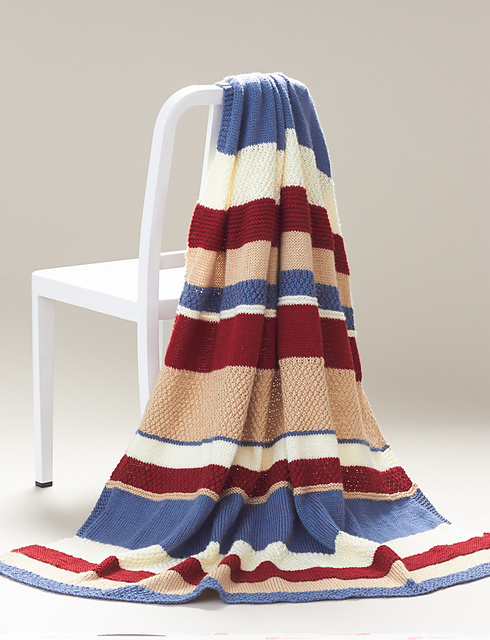 Ravelry: Nantucket Afghan pattern by Caron Design Team