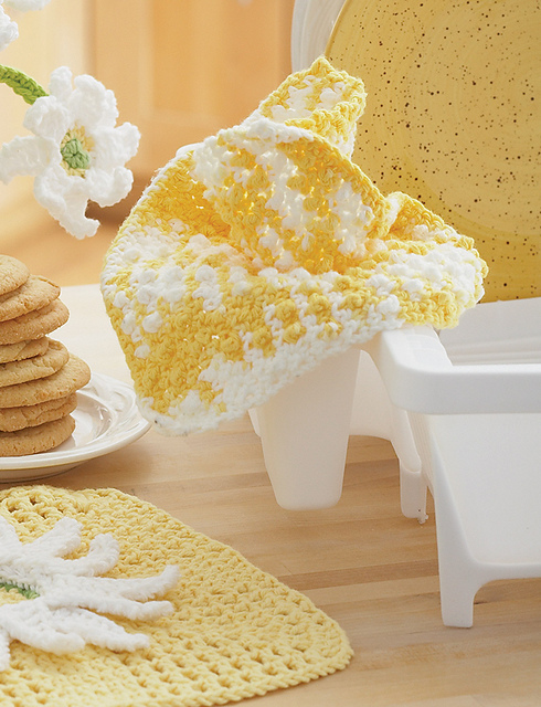 Ravelry: Daisy - Plain Dishcloth pattern by Lily / Sugar'n Cream