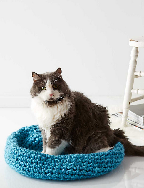 Ravelry: Cat Nap Nest pattern by Bernat Design Studio