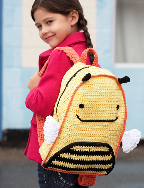 Ravelry: Busy Bee Backpack pattern by Lily / Sugar'n Cream