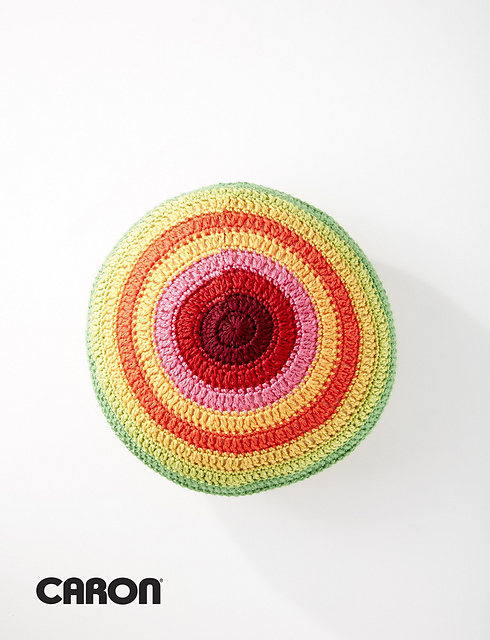 Ravelry: Color Wheel Pillow pattern by Yarnspirations Design Studio