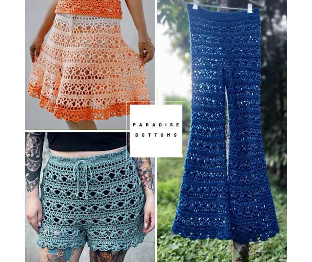 Ravelry: Paradise Bottoms (Shorts, Pants, Skirt) pattern by Isabella ...