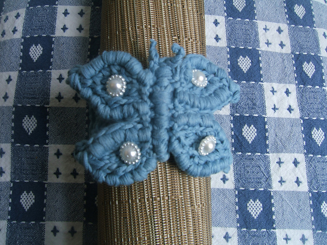 Ravelry: Butterfly Napkin Rings pattern by Lorraine Hearn