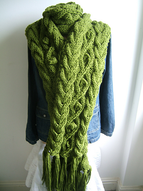 Ravelry: "Forest" Scarf pattern by Lorraine Hearn