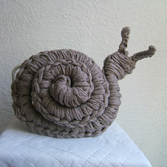 Ravelry: Colin The Snail Tea Cosy pattern by Lorraine Hearn