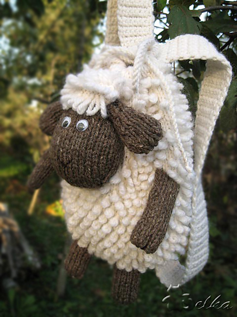 Ravelry: belochka's backpack "Sheep"