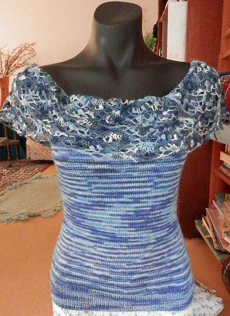 Ravelry: Off-the-Shoulder Knitted Sun-Top pattern by Australian Women's ...