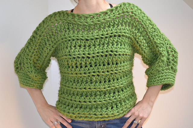 Ravelry: Quick Cozy Pullover pattern by Deanna Buck Floyd