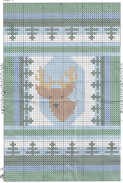 Ravelry: Deer blanket graph pattern by Elizabeth Ham