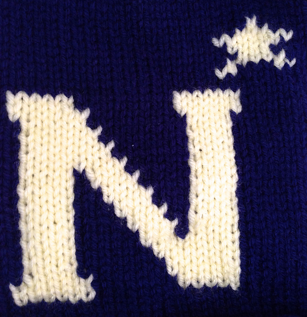 Ravelry: Navy N Star Intarsia pattern by Beth Thorowgood