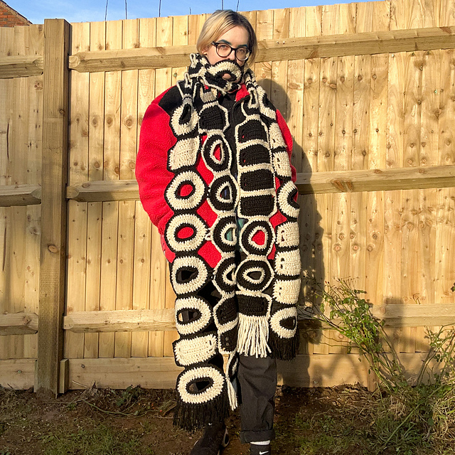 Ravelry: Binary Code Scarf pattern by Beth Williams