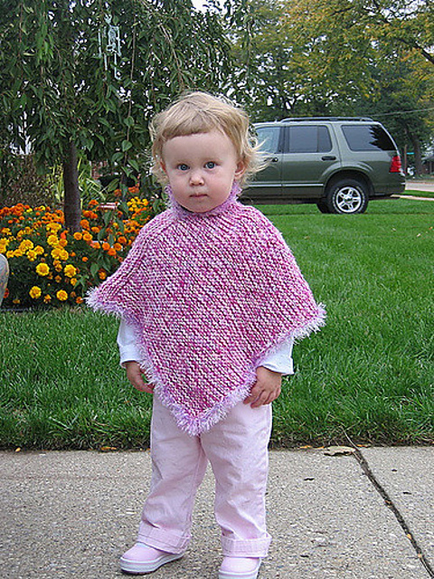Ravelry: Fuzzy Wuzzy Was A Poncho pattern by The Yarn Girls