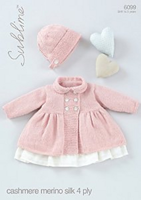 Ravelry: Coat and Bonnet pattern by Sublime Yarns