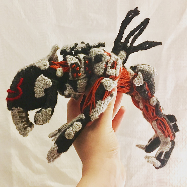 Ravelry: Horizon zero dawn inspired saber-tooth pattern by Three ...