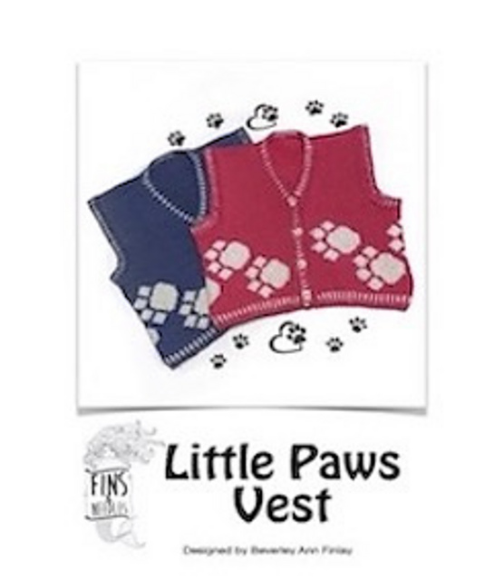 Ravelry: Little Paws Vest pattern by Beverley Ann Finlay