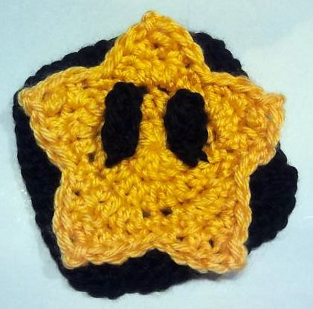Ravelry: Mario Star Granny Square pattern by By Hook or By Crook
