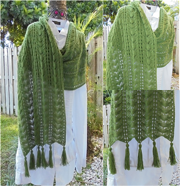 Ravelry: Zirah Shawl pattern by Bianca Perez