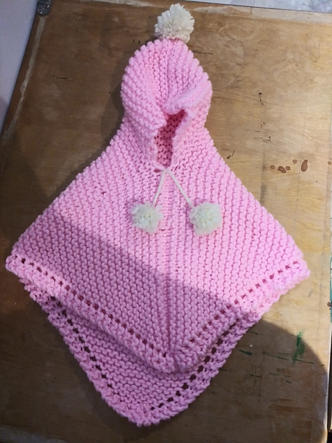 Ravelry: biankae007's Candy pink poncho