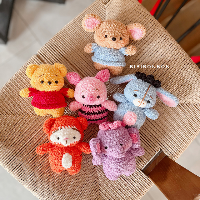Ravelry: Winnie and Friends pattern by Do Phuong Dung