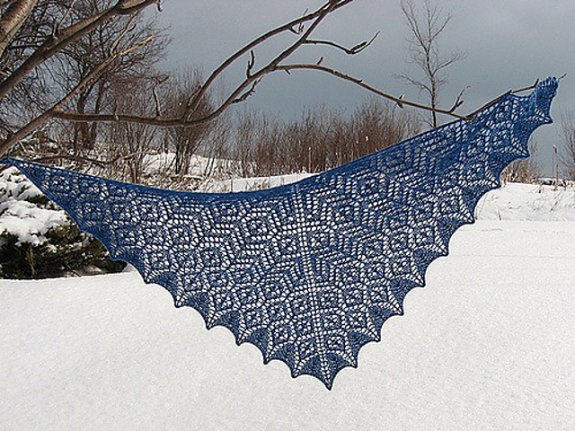 Ravelry: Design your Own Shawl pattern by Evelyn A. Clark