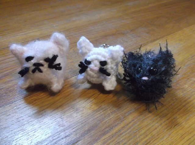 Ravelry: Easy Cat Keychain pattern by Beverley K. Melillo