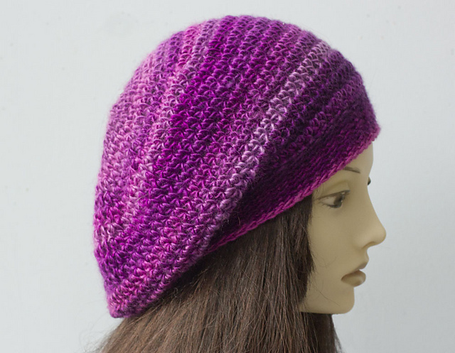 Ravelry: Simple Crochet Beret pattern by Judy Stalus