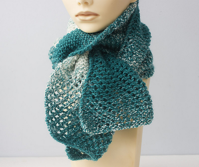 Ravelry: Scarfie One Skein Scarf pattern by Judy Stalus