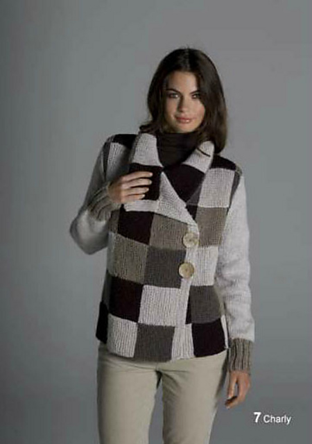 Ravelry: Checkerboard Jacket pattern by Robin Melanson