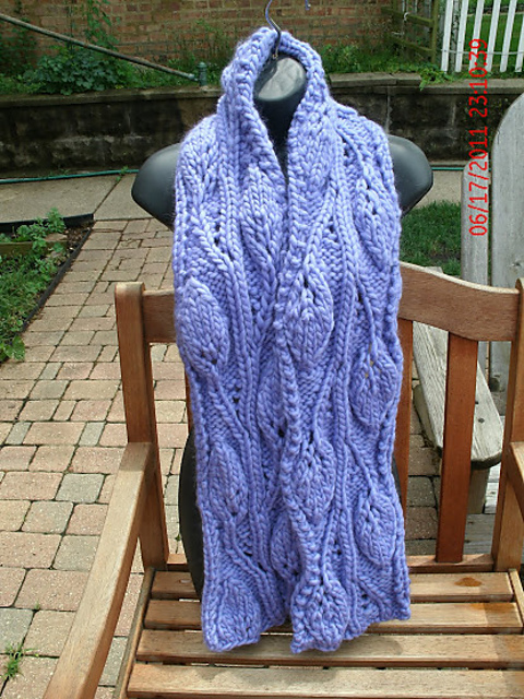Ravelry: Leaf Lace Shawl pattern by Vogue Knitting