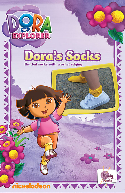 Ravelry: Dora's Socks (from Dora the Explorer) pattern by Belinda Hope