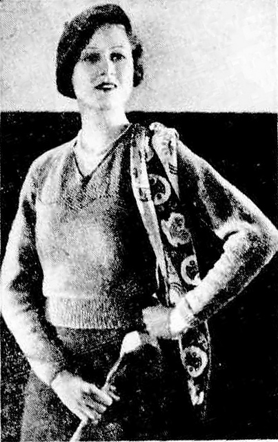 Ravelry: An Autumn Gold Jumper pattern by Mathilde (1930s)