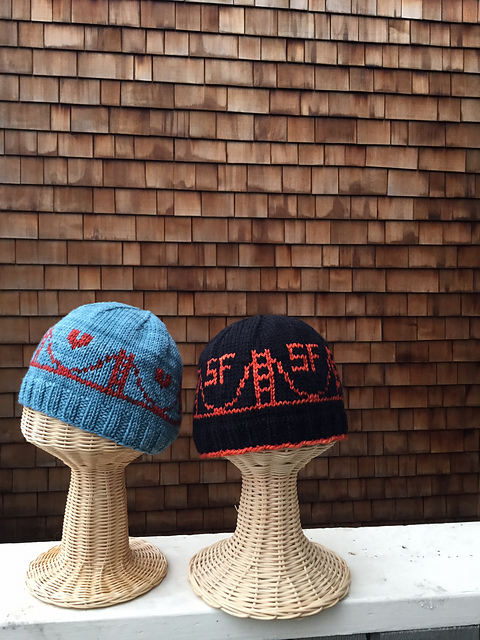 Ravelry: Golden Gate Bridge Hat pattern by Sophie Kurnik