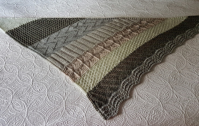 Ravelry: Another Cake Shawl pattern by Barb Padwicki