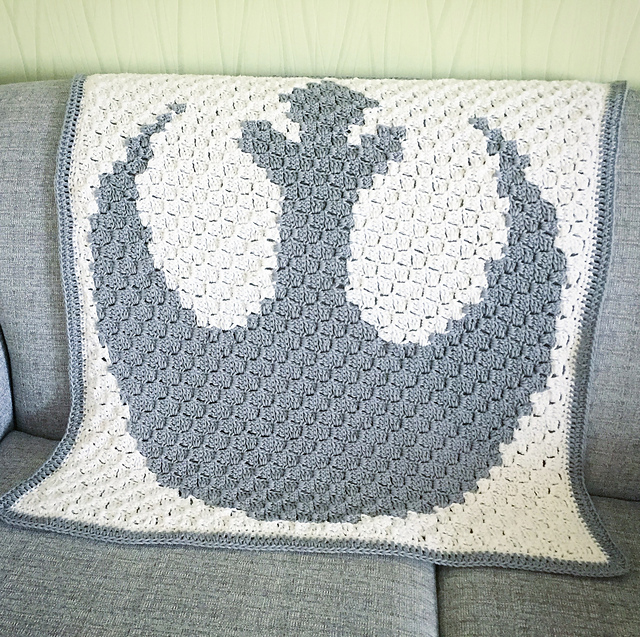 Ravelry: Rebel Alliance C2C Blanket pattern by Blue Daffodil Crafts