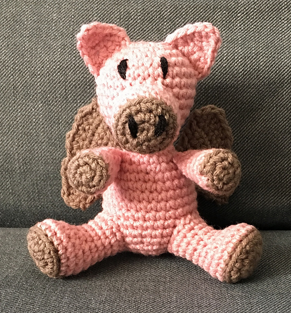 Ravelry: Flying Pig pattern by designed for kids