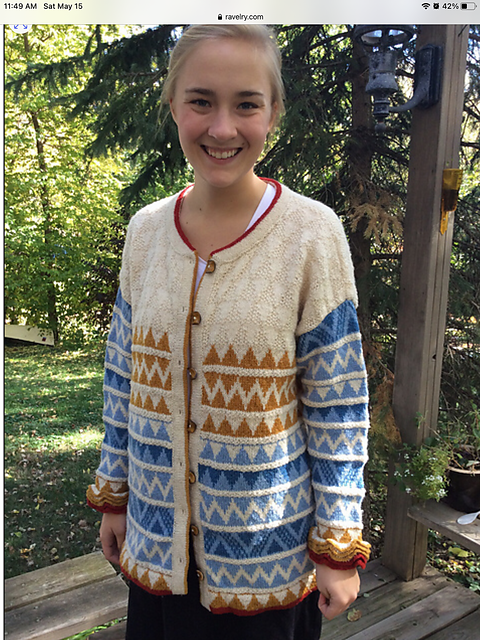 Ravelry: Jakke pattern by Solveig Hisdal