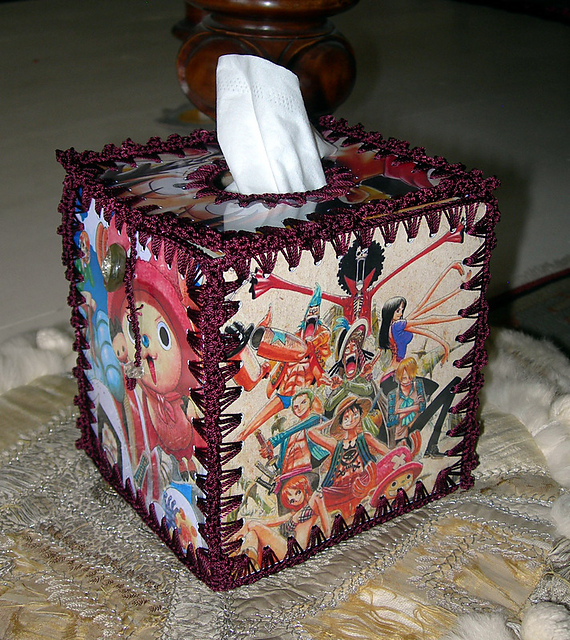 Ravelry: Jon's Tissue Box Cover pattern by Robyne Melia