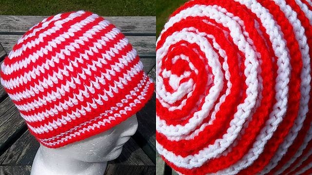 Ravelry: Reversible Ribbed Spiral Hat pattern by Crochet with Clare