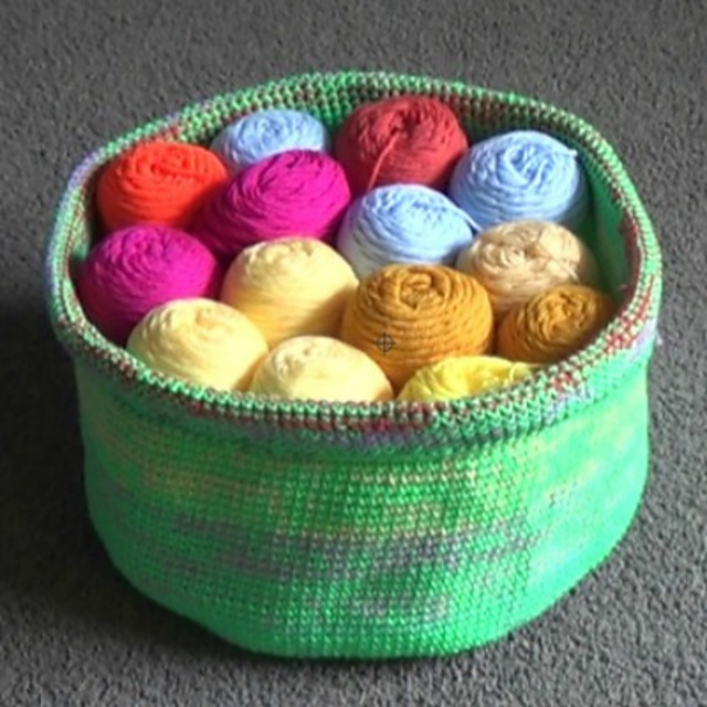 Ravelry: Yarn Basket pattern by Crochet with Clare