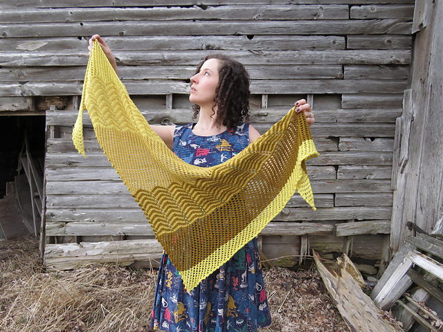 Ravelry: Little Barley Shawl pattern by Kelly McClure