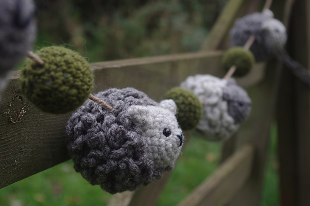 Ravelry: Grazing Sheep Garland pattern by Abigail Setters