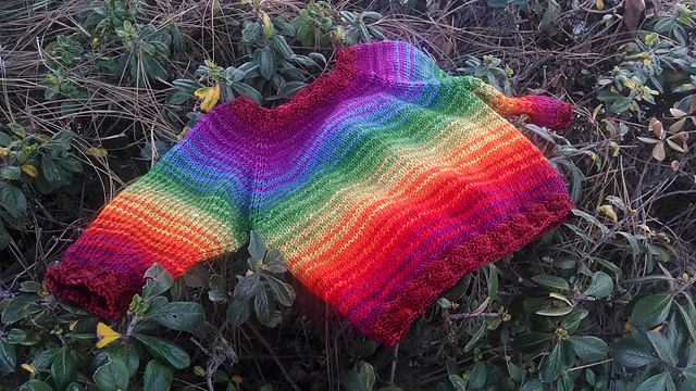 Ravelry: Rainbow Striped Sweater pattern by Juanita Albro