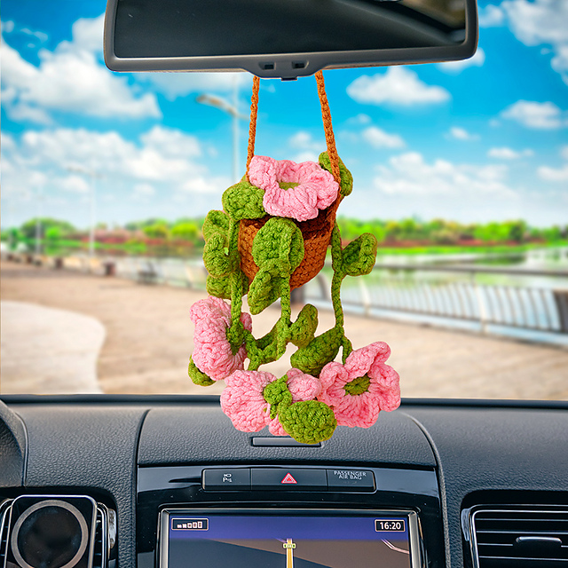 Ravelry: Dogwood Basket Car Hanging pattern by Camille Brown