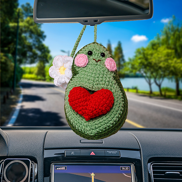 Ravelry: Avocado Car Hanging pattern by Camille Brown