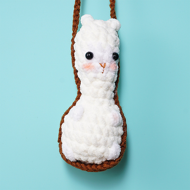 Ravelry: Swinging Llama Car Hanging pattern by Camille Brown